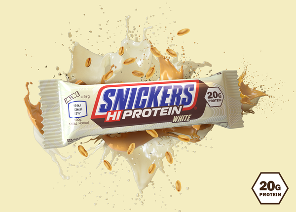 Snickers Hi Protein white Chocolate mit 20g Protein! – GA+ Sports